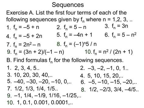 5 1 Sequences And Summation Notation T Pptx