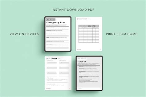 Problem Solving Pack PDF Patient Handouts Worksheets Resources Stroke TBI Medical SLP