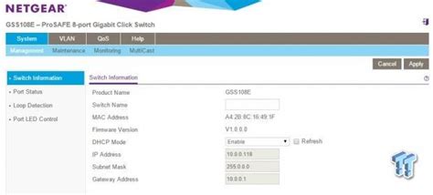 Netgear ProSAFE GSS108E Click Series 8 Port Gigabit Switch Review