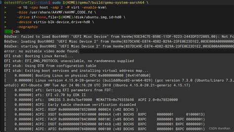 Qemu System Aarch64使用记录 Csdn博客