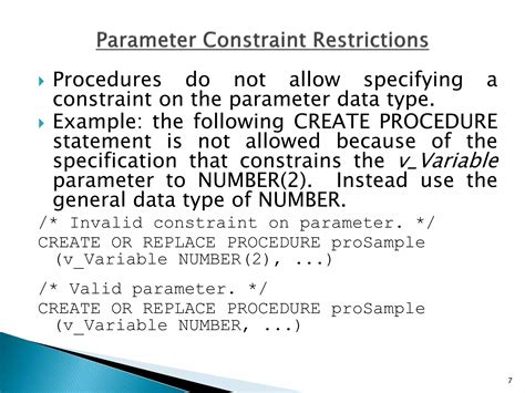 Plsql Procedure Ppt