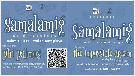 ‘samalamig Cold Readings With Phi Palmos Is Happening Tonight