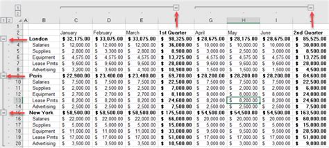 Create Auto Outline In Excel To Group Rows Columns Automate Excel