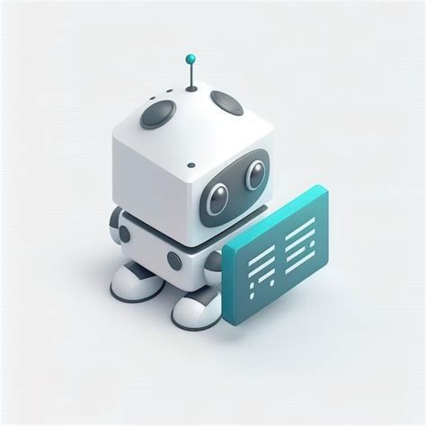 Premium Photo A Robot With A Shield That Says Robot On It