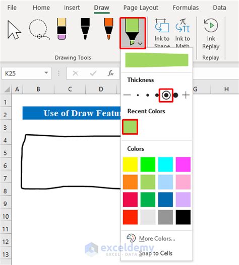 How To Use Drawing Tools In Excel 2 Easy Methods Exceldemy