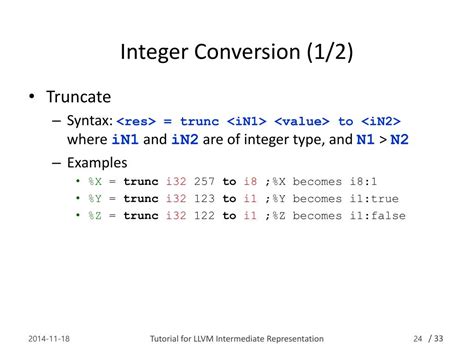 Ppt Tutorial For Llvm Intermediate Representation Powerpoint