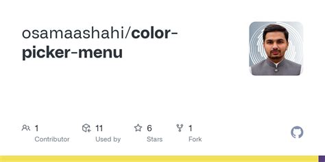 Github Osamaashahi Color Picker Menu