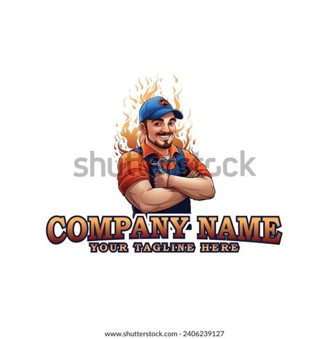 2 Cartoonish Man Fire Logo Royalty Free Photos And Stock Images Shutterstock