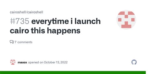 Everytime I Launch Cairo This Happens · Issue 735 · Cairoshell