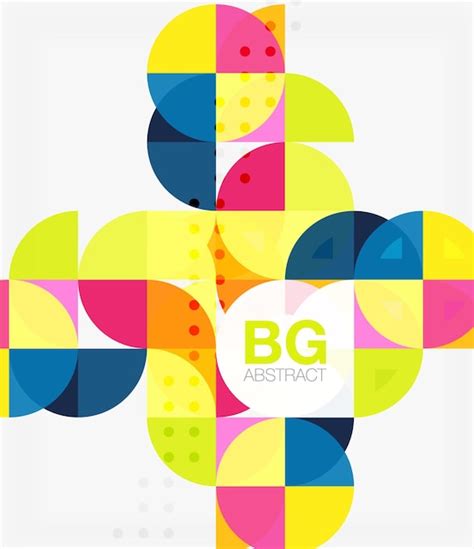 Premium Vector Vector Circle Abstract Background Vector Template Background For Workflow