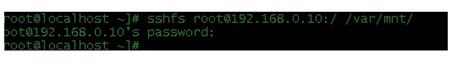 how to install and use sshfs on centos 7