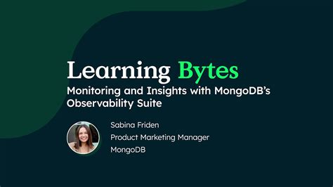 monitoring and insights with mongodb s observability suite learn