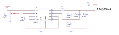 TPS62051 6V To 3 3V 800mA But The Output Is 0V Power Management Forum Power Management