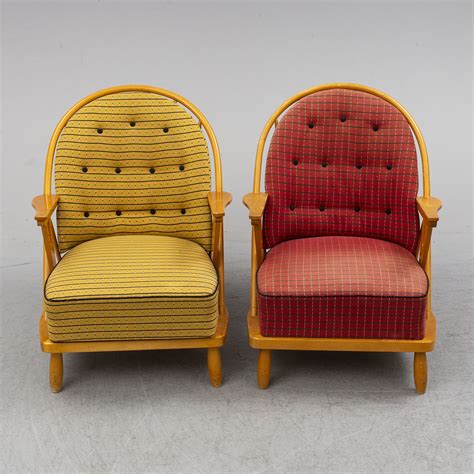 Alf Sture Fåtöljer Ett Par Hiorth And Østlyngen 1950 Tal Bukowskis