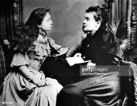 American Writer Helen Keller Who Became Deaf And Blind At 19 Months