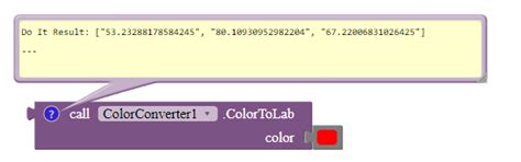 rgb to cielab convertion mit app inventor help mit app inventor