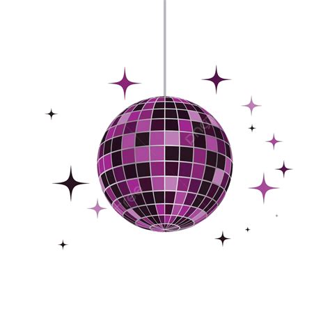 Disco Ball Vector Icon Illustration Dance Disco Nightlife Vector Dance