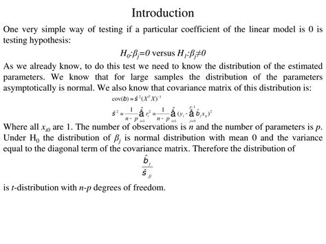 Ppt Multiple Comparisons Basics Of Linear Regression Model Selection Powerpoint Presentation