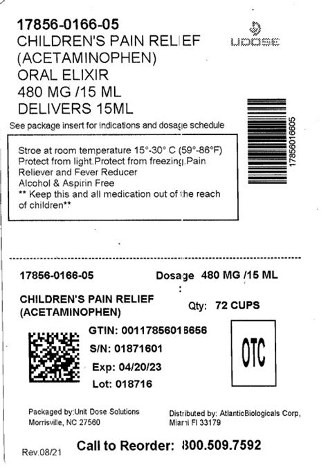 Acetaminophen Elxir Bubble Gum Flavor