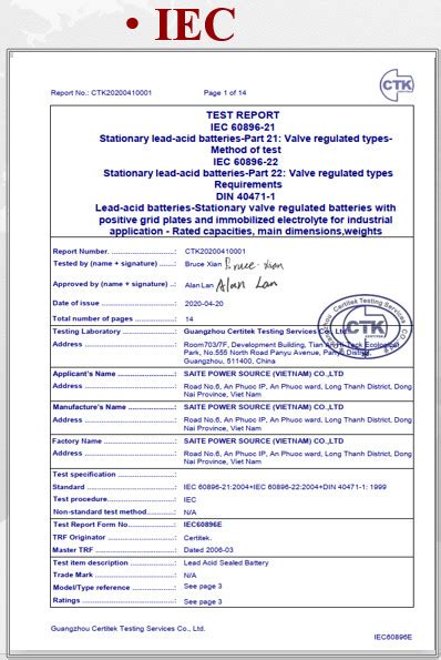 Certification System