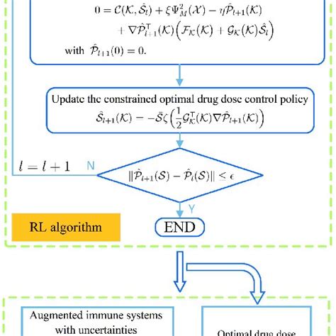 the implementation process of rl based drug dosage control scheme
