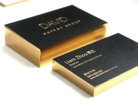 100 Luxury Gold Foil Business Cards Design And Print Qr Calling Cards