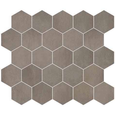 3 1 4 Hexagon Mosaic Eastside Rust Pera Tile