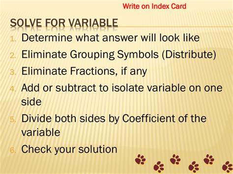 Use Dimensional Analysis