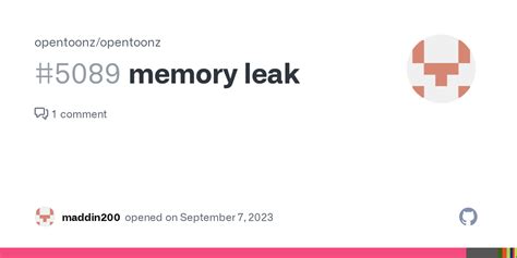 memory leak · issue 5089 · opentoonz opentoonz · github