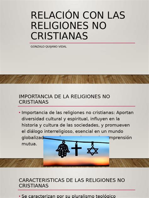 Relación Con Las Religiones No Cristianas Pdf Ciencias Sociales