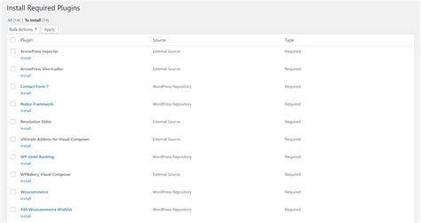 Plugins Installation