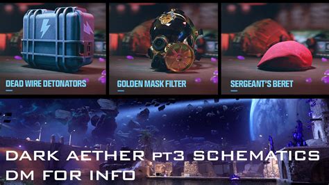 Mw3 Zombie Dark Aether Schematics Pt3 Etsy