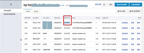 【记录】通过阿里云ecs服务器安全组限制访问mongo的ip和端口 在路上