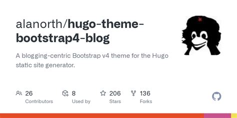 github alanorth hugo theme bootstrap4 blog a blogging centric