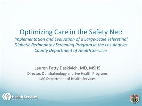 Optimizing Care In The Safety Net Dii Ppt