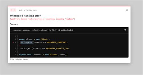 Typeerror Cannot Read Properties Of Undefined Reading Replace · Issue 5328 · Appwrite