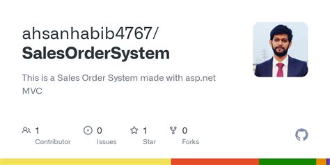 Github Ahsanhabib Salesordersystem This Is A Sales Order System Made With Asp Net Mvc