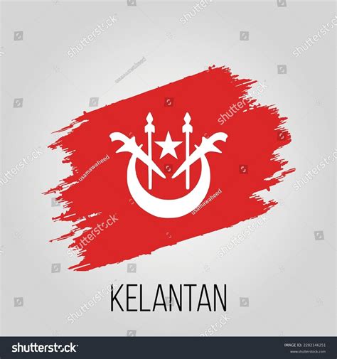 Vector Malaysia State Kelantan Region Vector Stock Vector Royalty Free Shutterstock