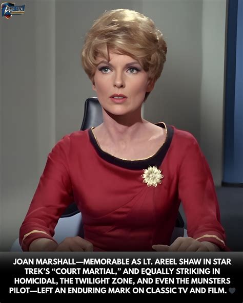 🌟 Remembering Joan Marshall Star Trek Scene By Scene Facebook