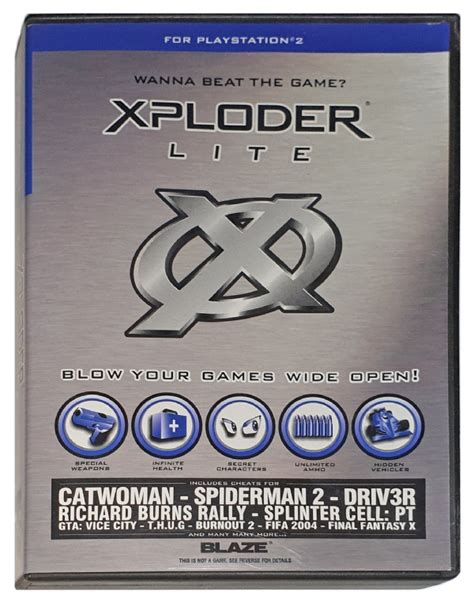 Buy Ps2 Blaze Xploder Lite V2 Cheat Disc Boxed Playstation 2 Australia