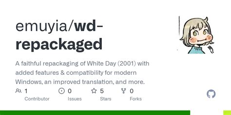 Github Emuyia Wd Repackaged A Faithful Repackaging Of White Day With Added Features