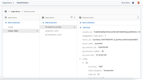 Write Data To Firestore From Server Google Tag Manager Stape