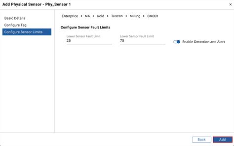 configure sensors