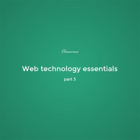 Web Technology Essentials[part 3]
