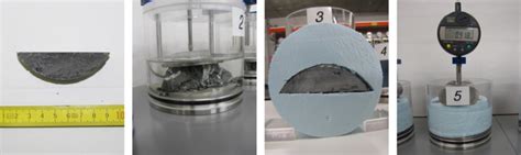 8 From Left To Right Segmental Sample Degradation Of A Trial Sample