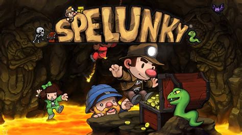 Spelunky Part 1 Entering The Cave Youtube