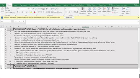 file insert page layout formulasdata review view