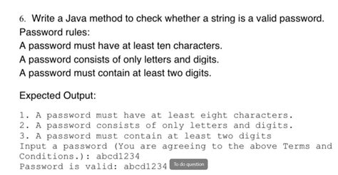 Solved Write A Java Method To Check Whether A String Is A