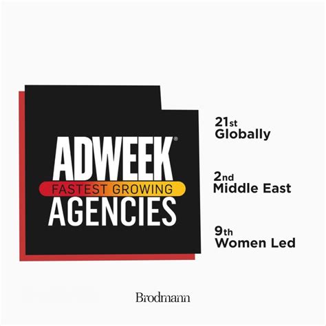 Brodmann On Linkedin Brodmann Adweekfastestgrowing Middleeast Womenled