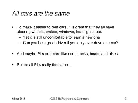 Cse341 Programming Languages Interlude Course Motivation Ppt Download
